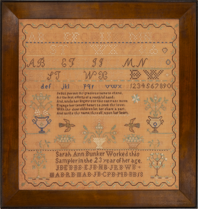 Current Selections of Antique Samplers (click image for more ...