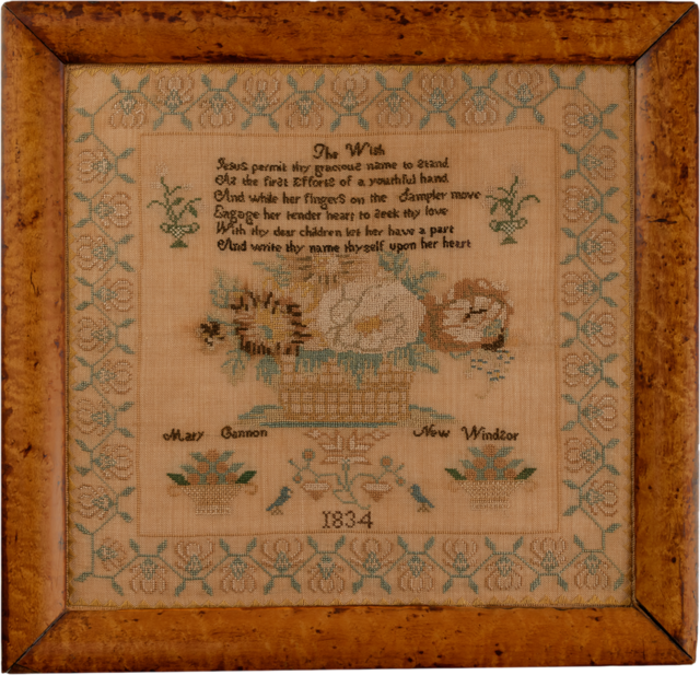 Current Selections of Antique Samplers (click image for more ...