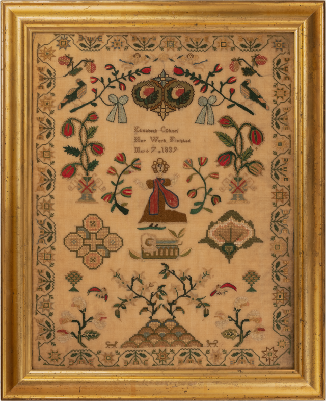 Current Selections of Antique Samplers (click image for more ...