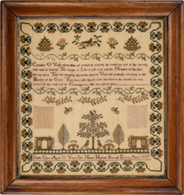Current Selections of Antique Samplers (click image for more ...
