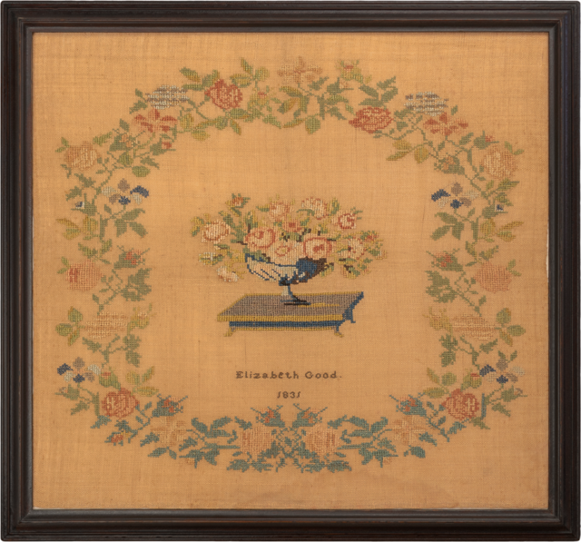 Current Selections of Antique Samplers (click image for more ...