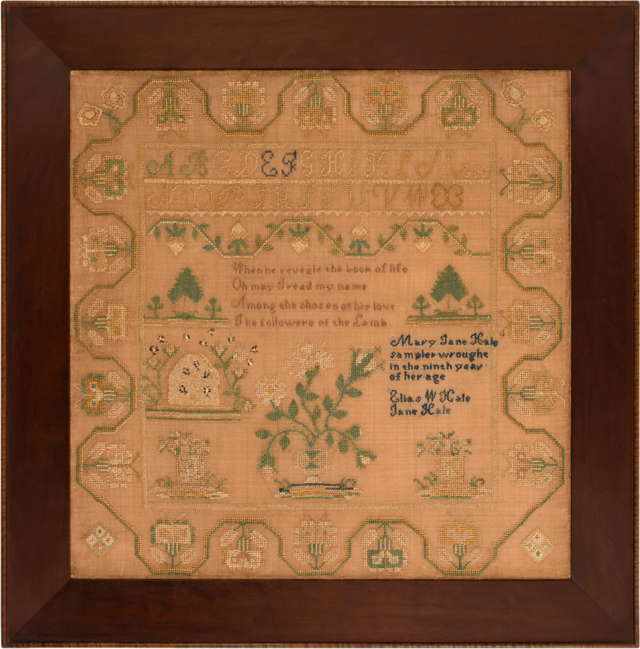 Current Selections of Antique Samplers (click image for more ...