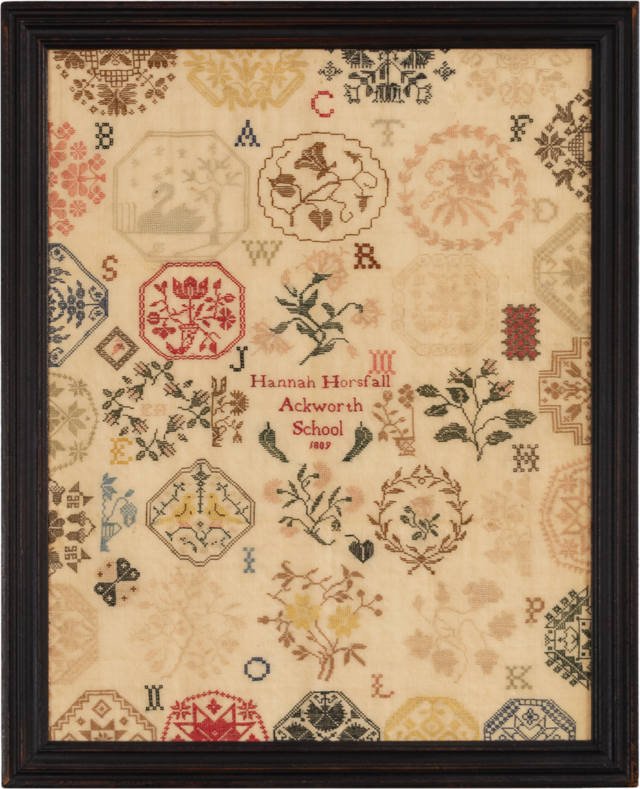Current Selections of Antique Samplers (click image for more ...