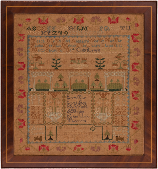 Current Selections of Antique Samplers (click image for more ...