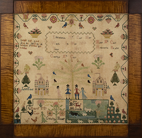 Current Selections of Antique Samplers (click image for more ...