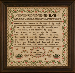 Current Selections of Antique Samplers (click image for more ...