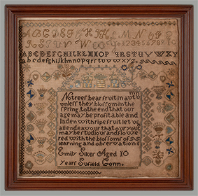 Current Selections of Antique Samplers (click image for more ...