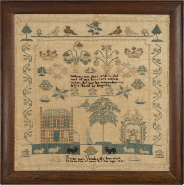 Current Selections of Antique Samplers (click image for more ...